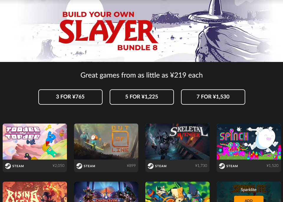 FanaticalでSlayer Bundle 8がスタート | インディーズゲームのバンドル